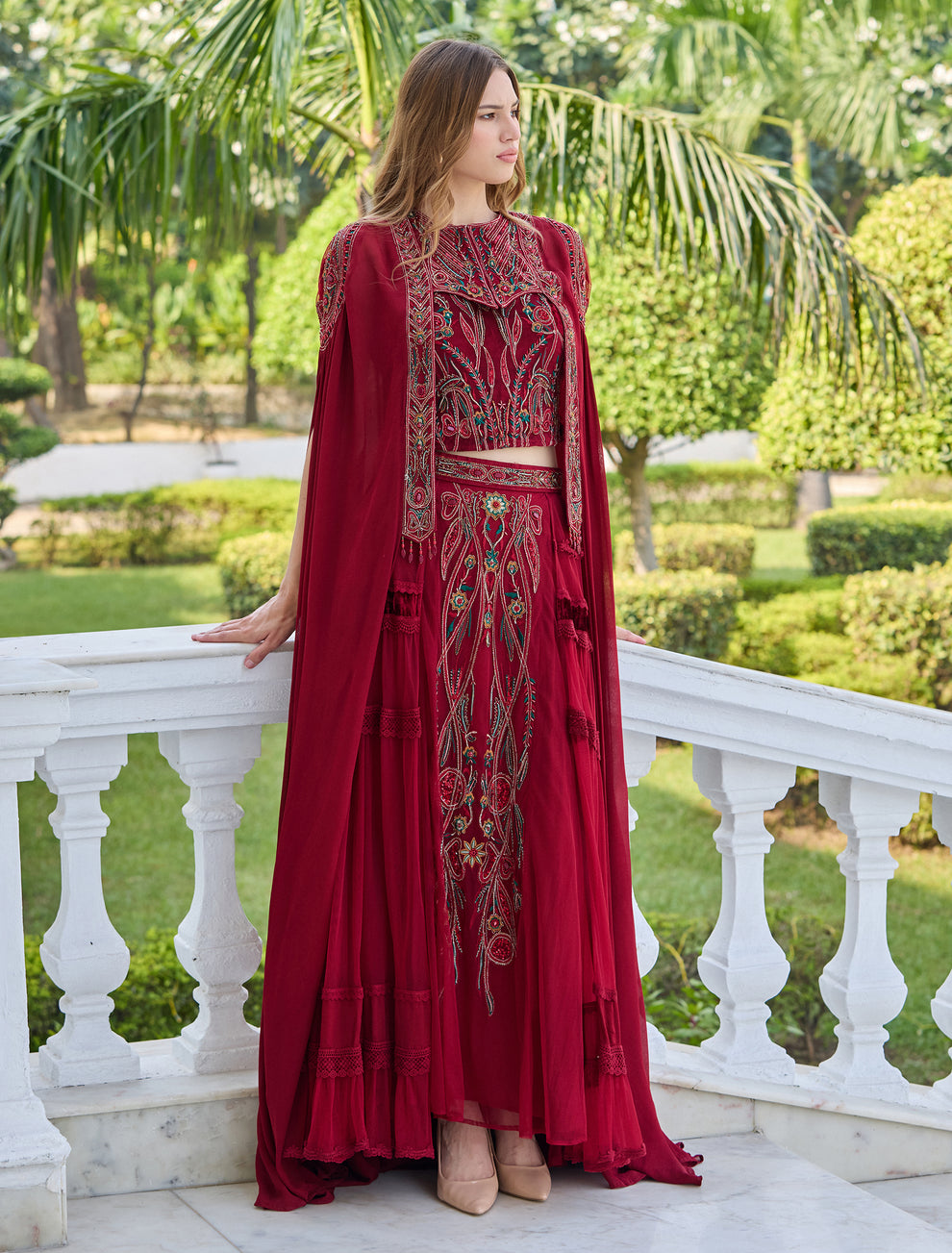 Shop a long red co-ord set